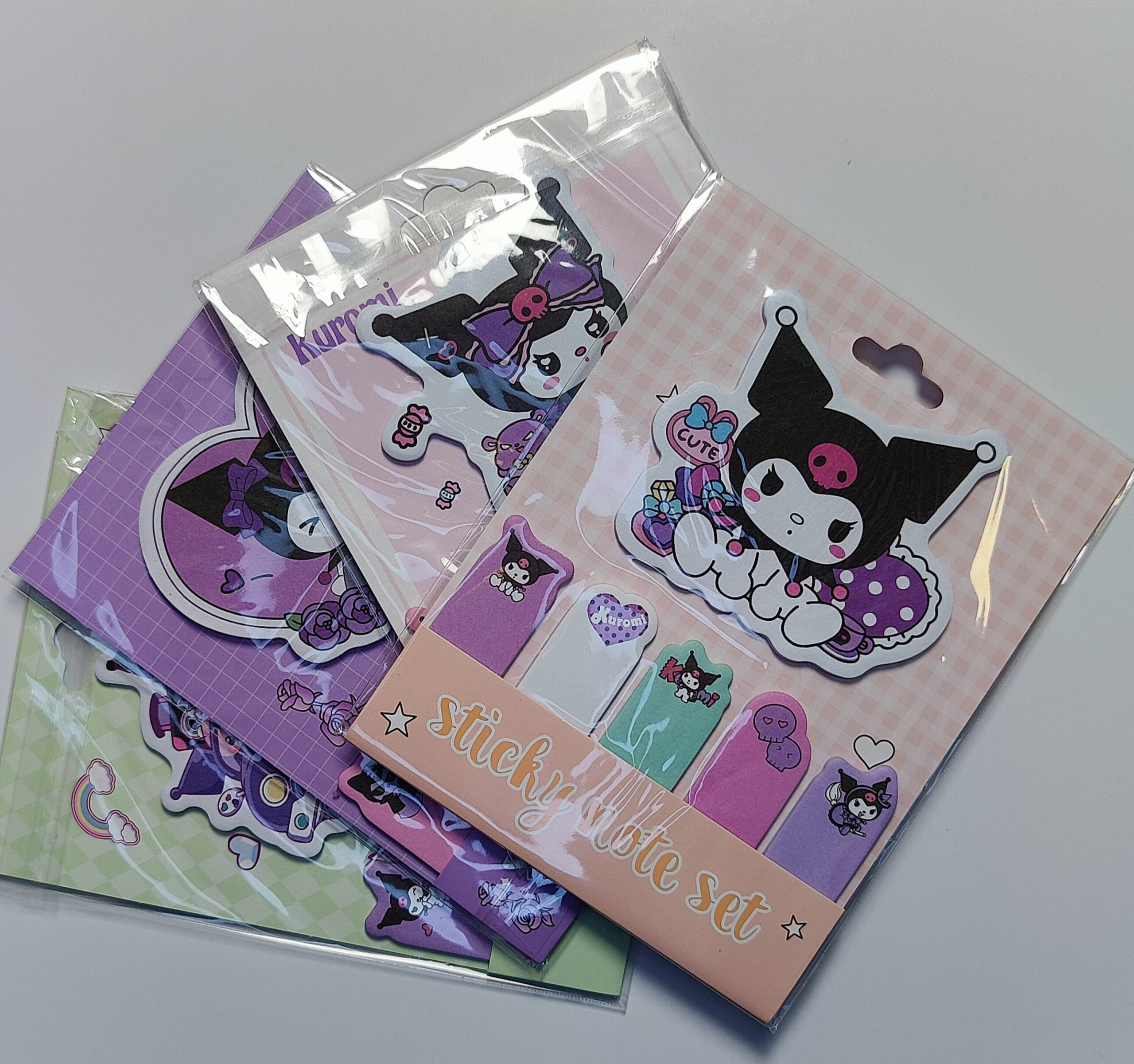 Sticky Notes Set Sanrio line Character Kuromi - flipzone.pk