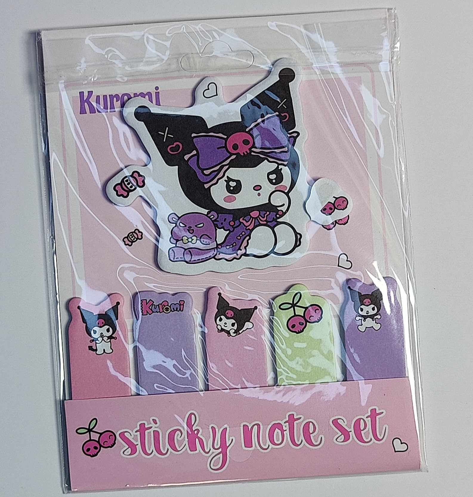 Sticky Notes Set Sanrio line Character Kuromi - flipzone.pk